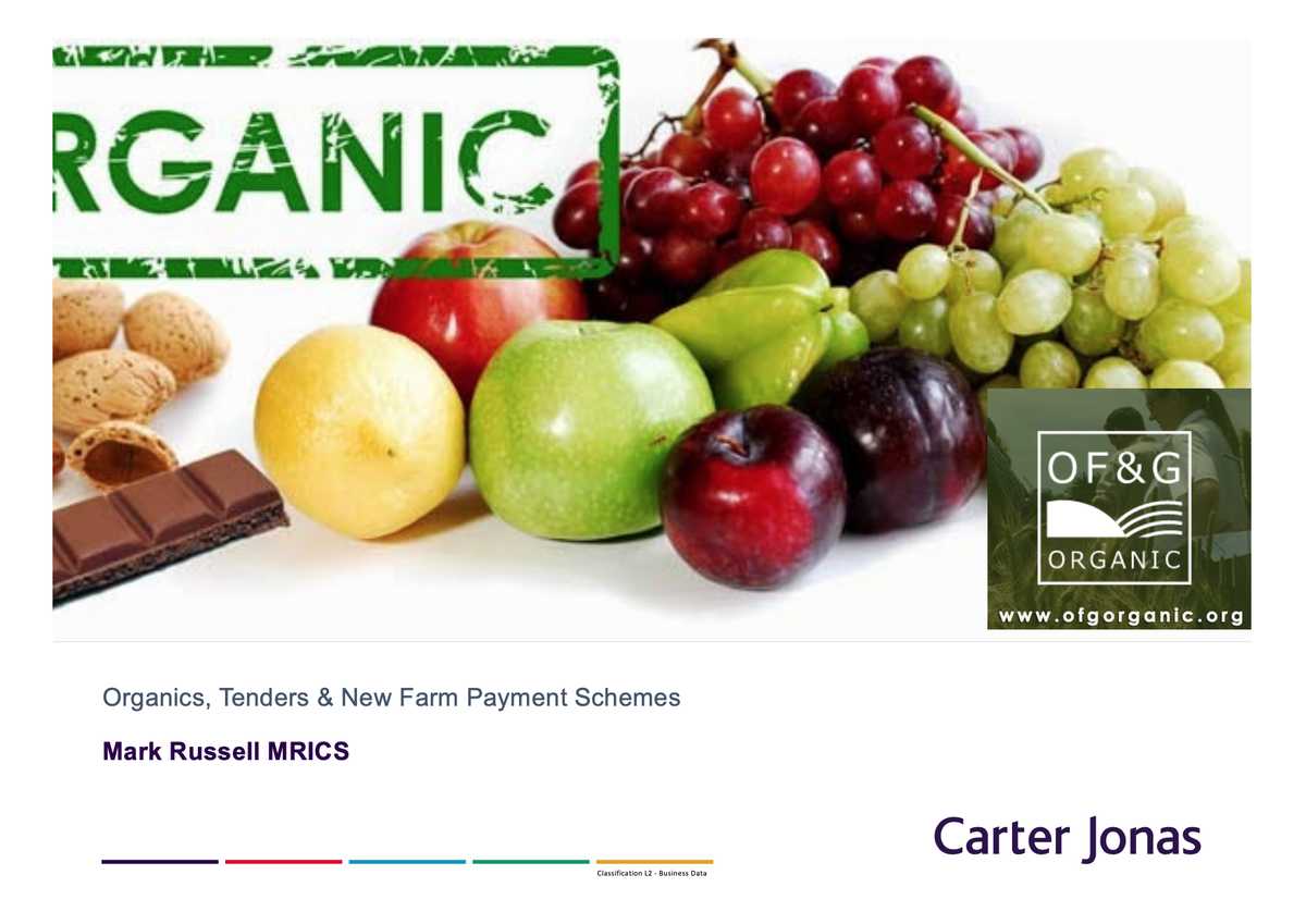 OF&G's National Organic Combinable Crops 2021 - Report | OF&G