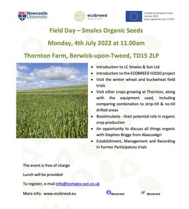 Field Day – Smales Organic Seeds | OF&G